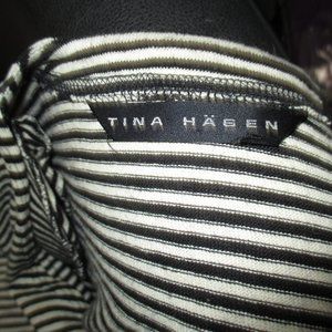 Tina Hagen | Dresses | Tina Hagen Womens 2 Piece Dress Horizontal Black ...